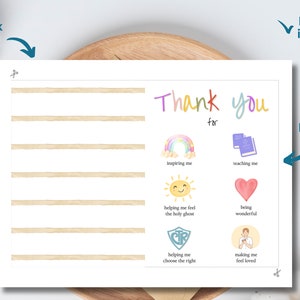 LDS Teacher Thank You Card – Printable Primary Gift - Etsy