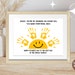 Father's Day Sunshine Handprint Daddy Gift From Kids Father's Day Kids ...