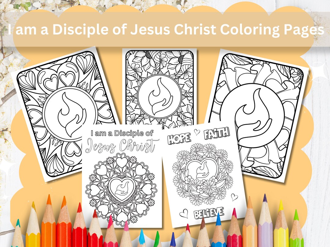 Printable LDS I Am a Disciple of Jesus Christ Coloring Pages 2024 Youth ...