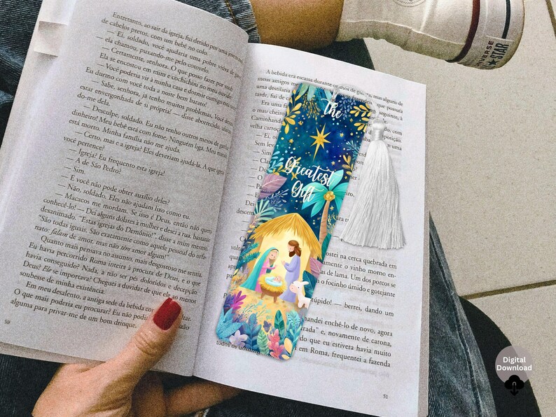 Christmas Scripture Bookmark Set | Nativity & Faith Art | Christian ...