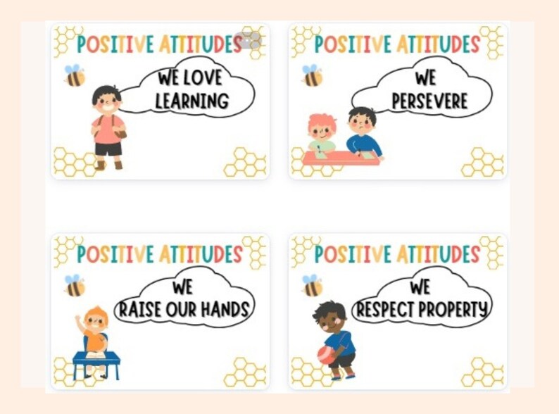 Good Manners Poster and Positive Attitudes, Classroom Posters ...