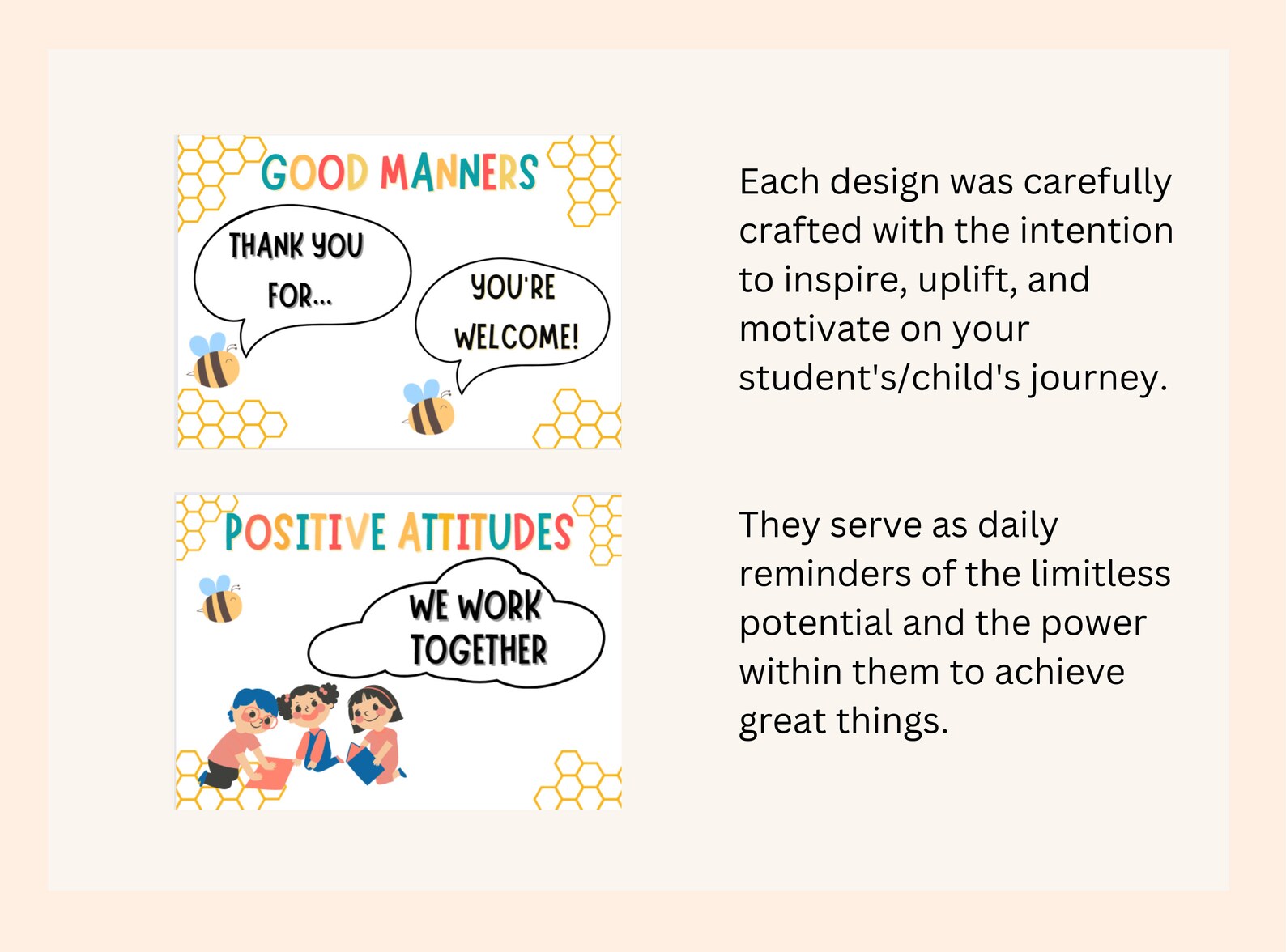 Good Manners Poster and Positive Attitudes, Classroom Posters ...