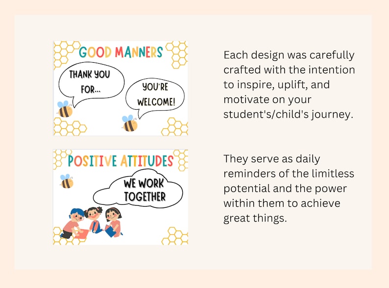 Good Manners Poster and Positive Attitudes, Classroom Posters ...