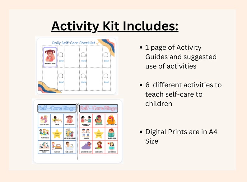 Self-care Activity for Preschoolers Self-care Wheel Daily Routine Cards ...