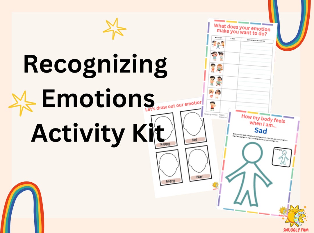 Emotion Regulation Activity Kit for Preschoolers, Printable Worksheets ...