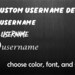 Custom Social Media Username Decals - Personalized Username Sticker ...