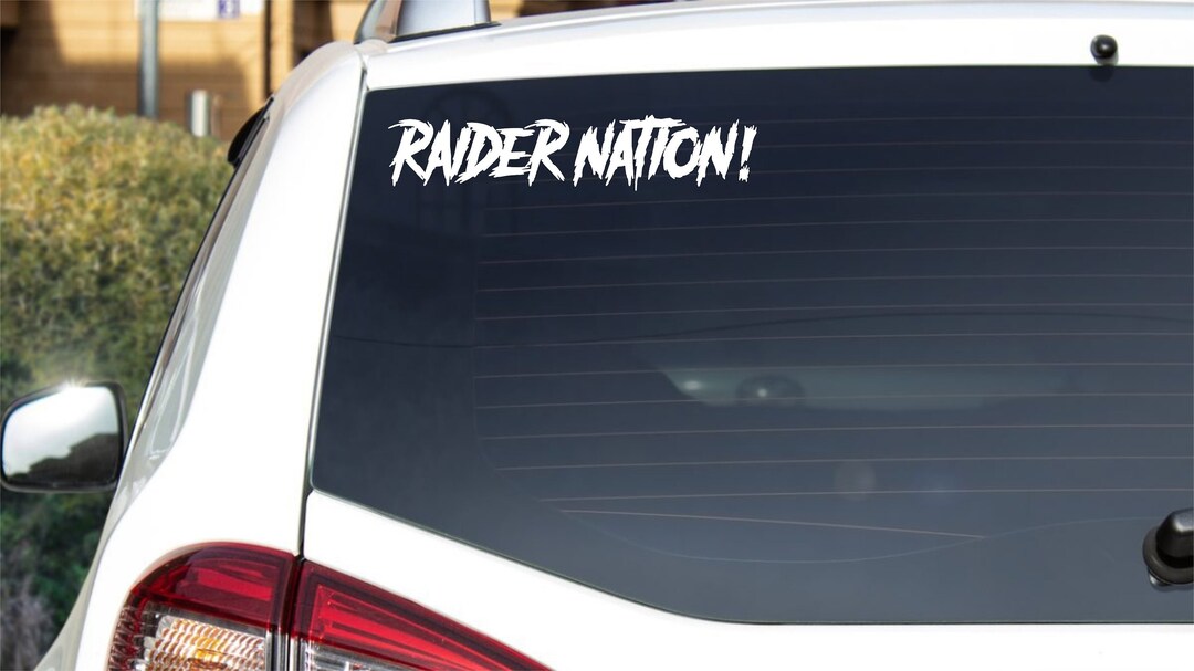 Raider Nation Raiders Football Sport Decal Vinyl Sticker - for Raider ...