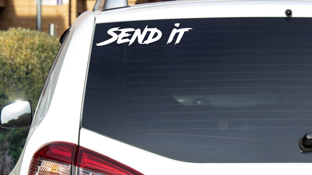 SEND IT Car Laptop Decal Sticker/ Different Sizes and Colors/ FAST ...