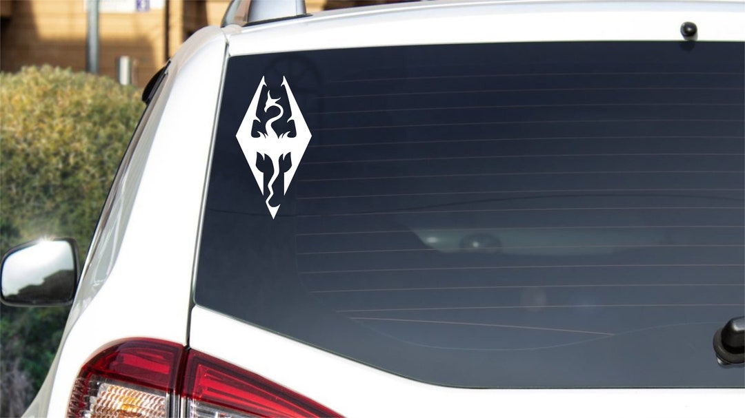 Elder Scrolls Skyrim Logo Decal Vinyl Sticker Different Colors and ...