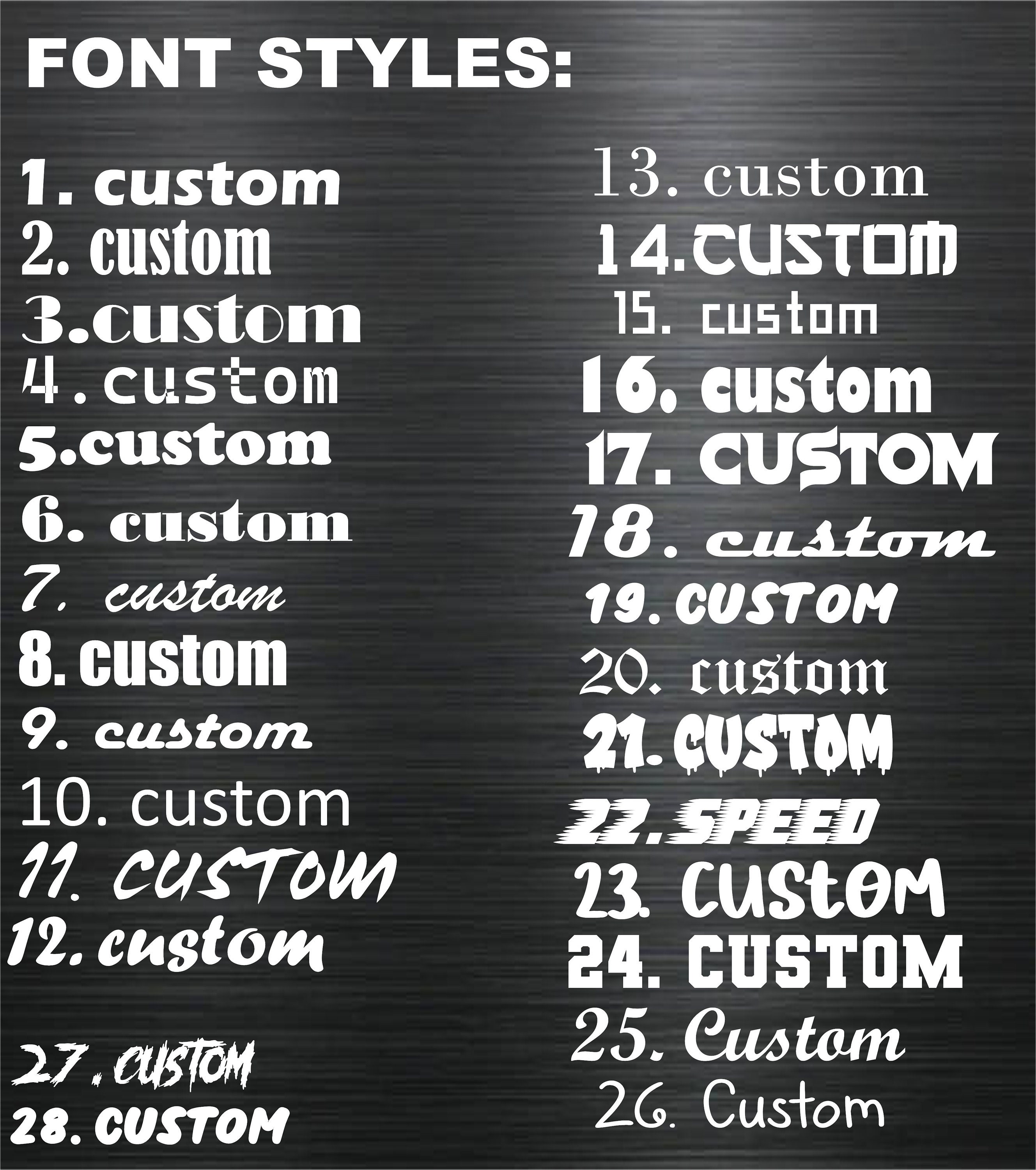 Custom Social Media Username Decals - Personalized Username Sticker ...