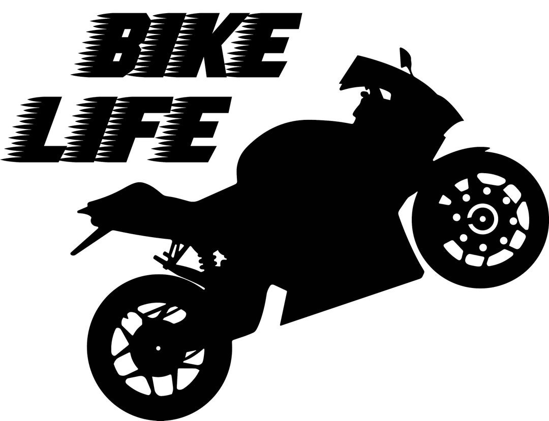 Bike Life Motorcycle Decal Vinyl Sticker - for Windows, Cars, Laptops ...