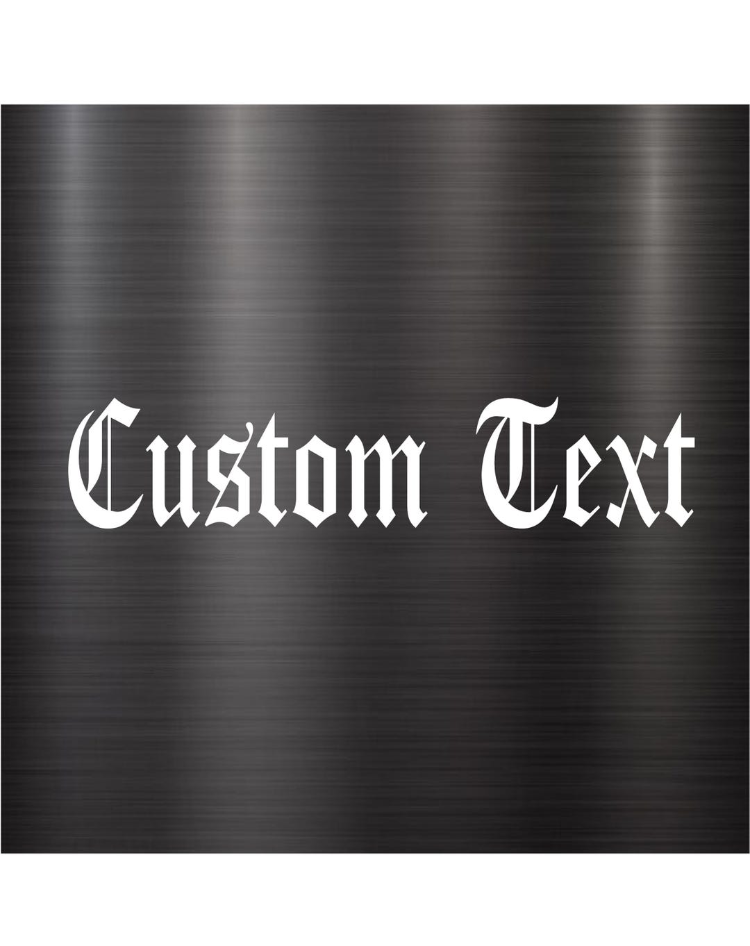 Custom Text Vinyl Decal | Car Window Banner Personalized Username JDM ...