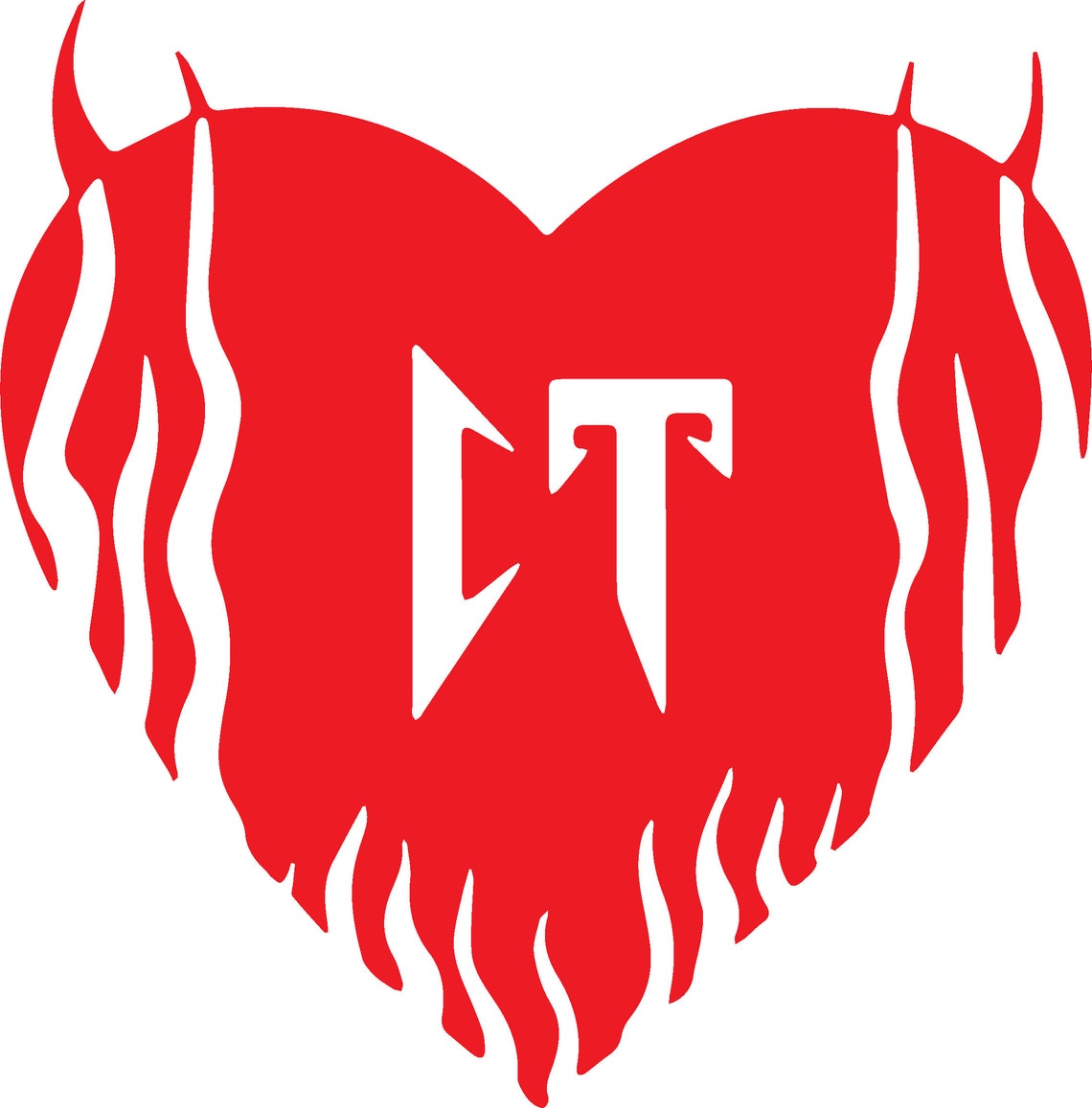 Corazon Tumbado/png/sticker/sublimation/digital File/descargable/decal ...