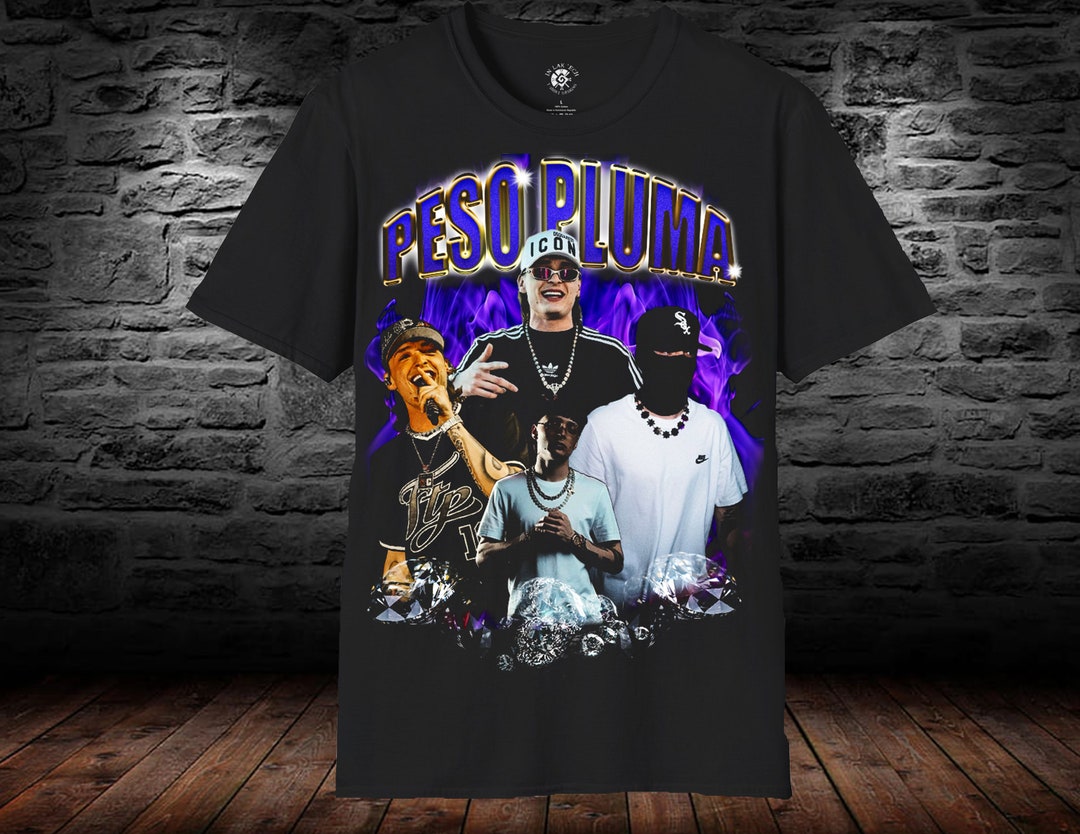 Peso Pluma/graphic T-shirt/tee Shirt/gift/ Bootleg Rap Tee/vintage ...