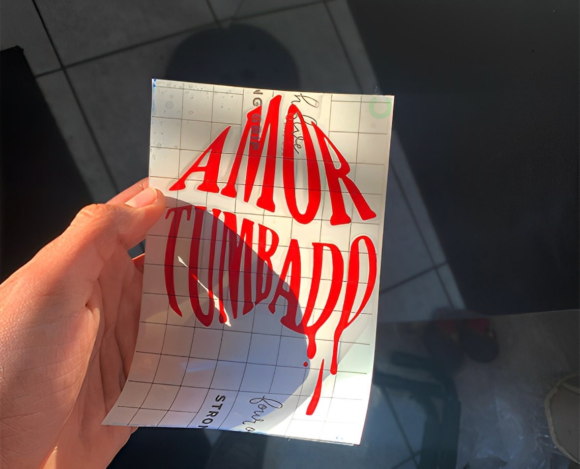 Amor Tumbado/Natanael Cano/ Corridos Tumbados/Decal/Sticker - Etsy México
