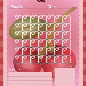 Cherry Filled Days Digital Planner - Etsy