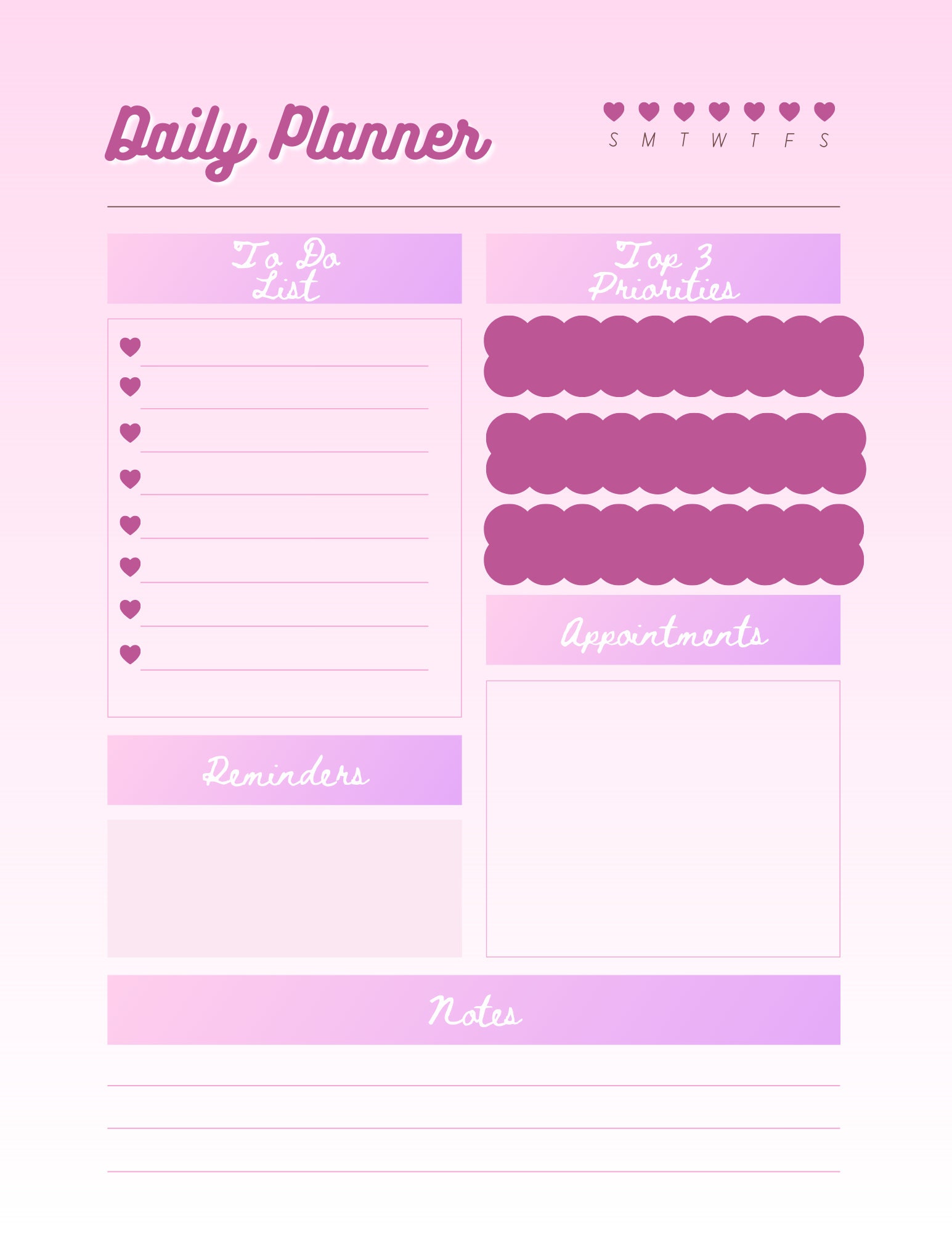 Digital Daily Planner - Etsy