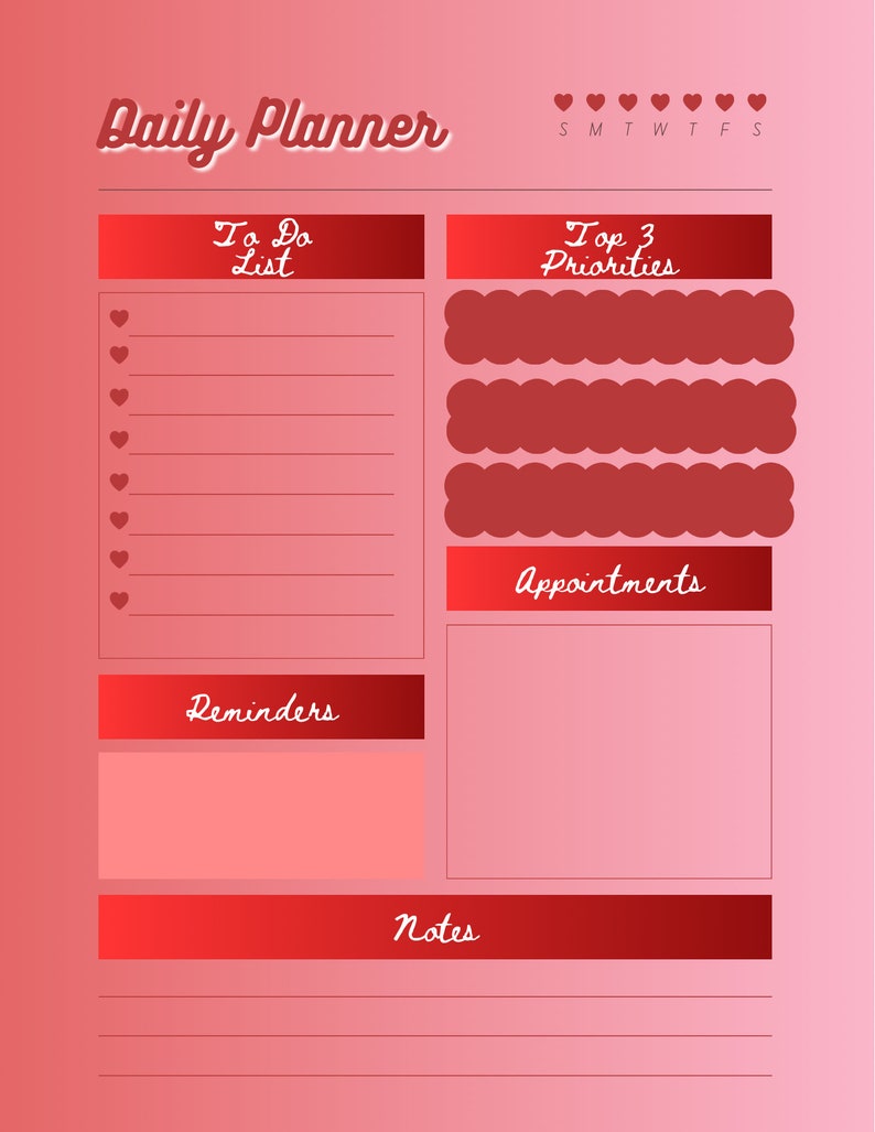 Digital Daily Planner - Etsy