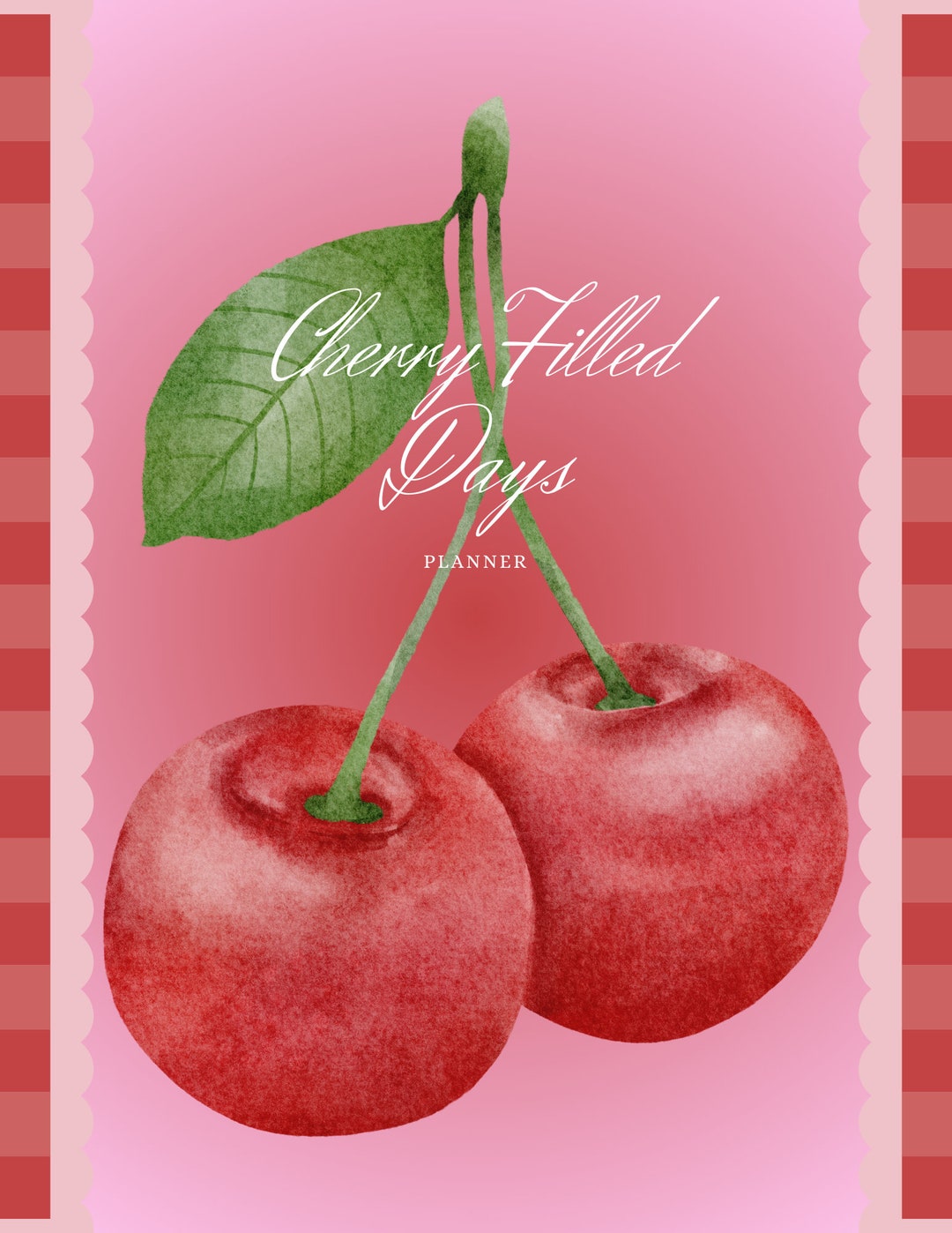 Cherry Filled Days Digital Planner - Etsy