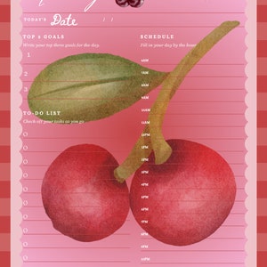 Cherry Filled Days Digital Planner - Etsy