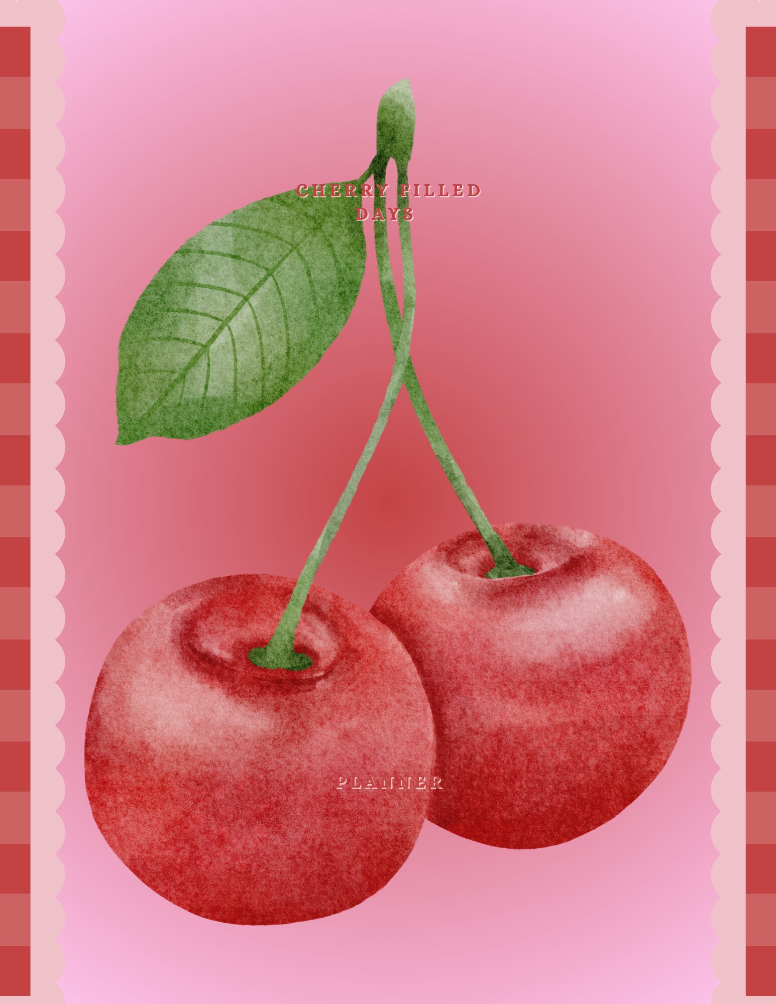 Cherry Filled Days Digital Planner - Etsy