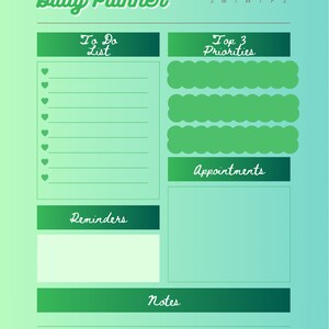 Digital Daily Planner - Etsy