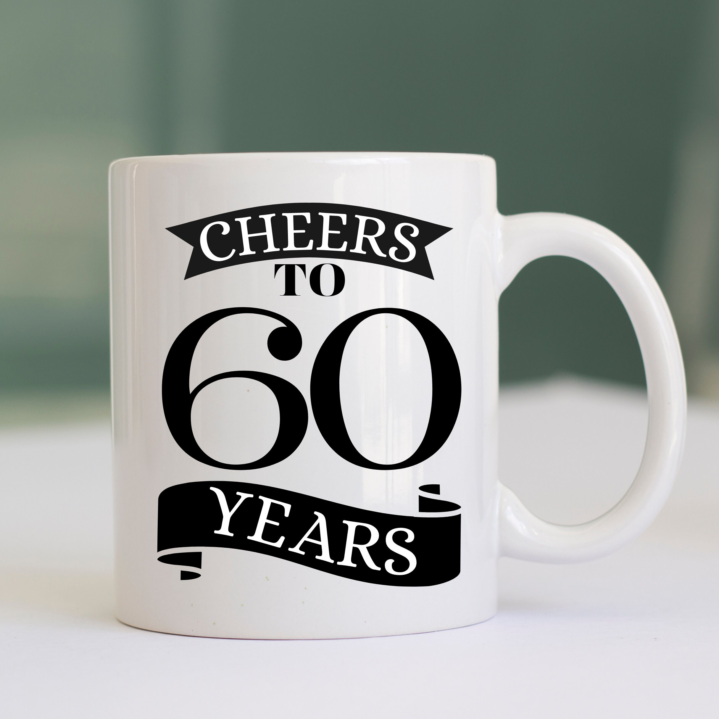Cheers to 60 Years Svg Happy 60th Birthday Png Sign Jpg Wall Art ...
