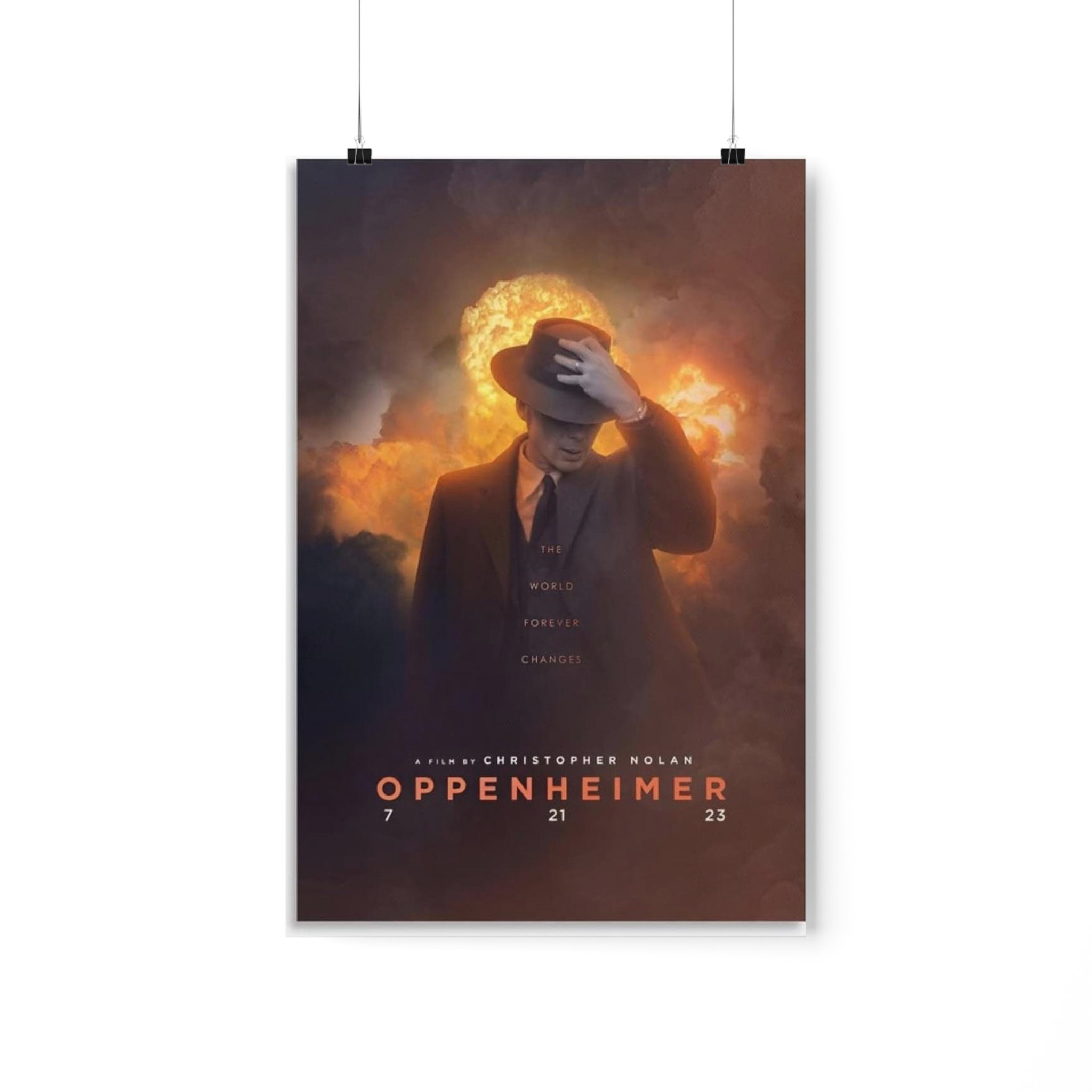 Oppenheimer Movie Poster (2) Wall Art Poster