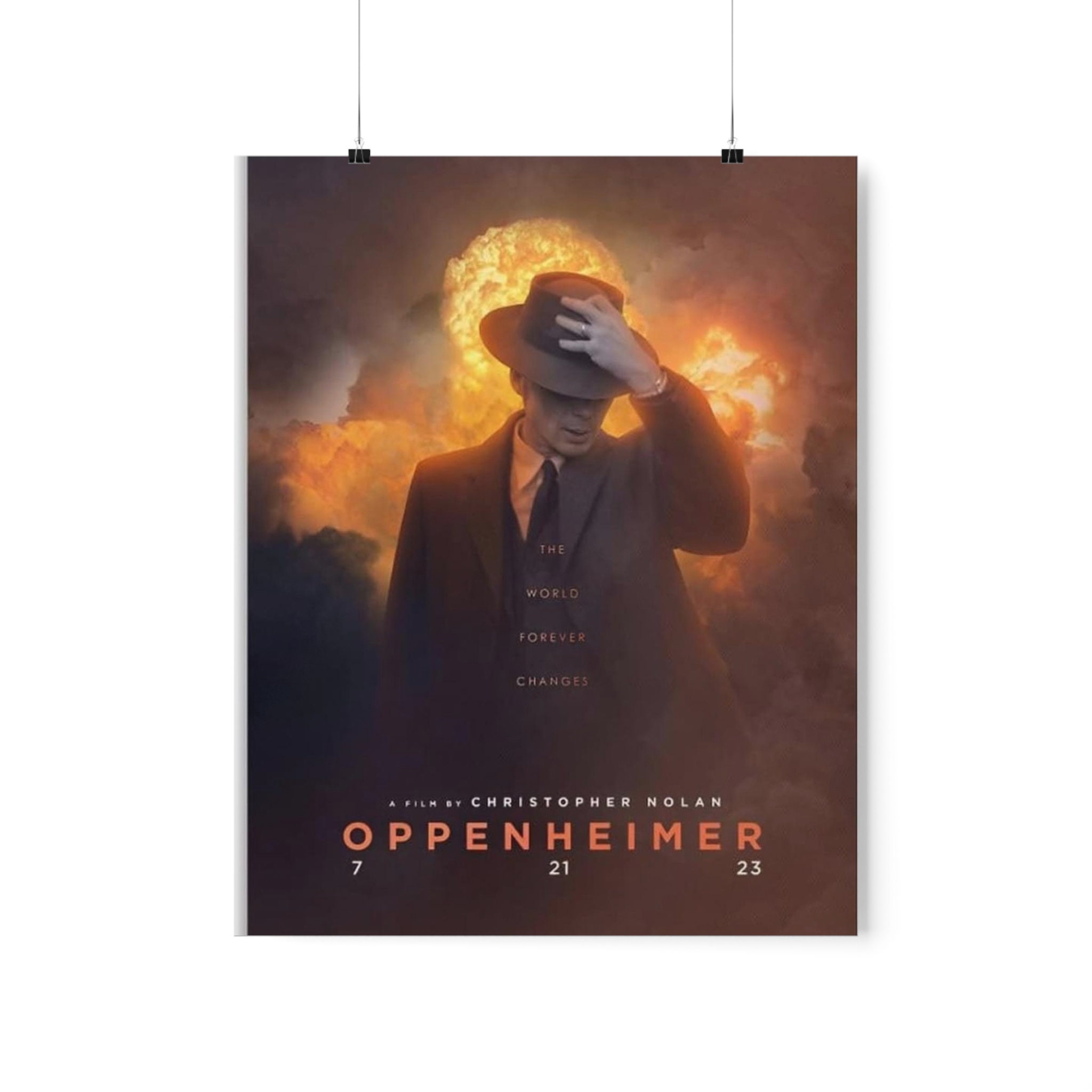 Oppenheimer Movie Poster (2) Wall Art Poster