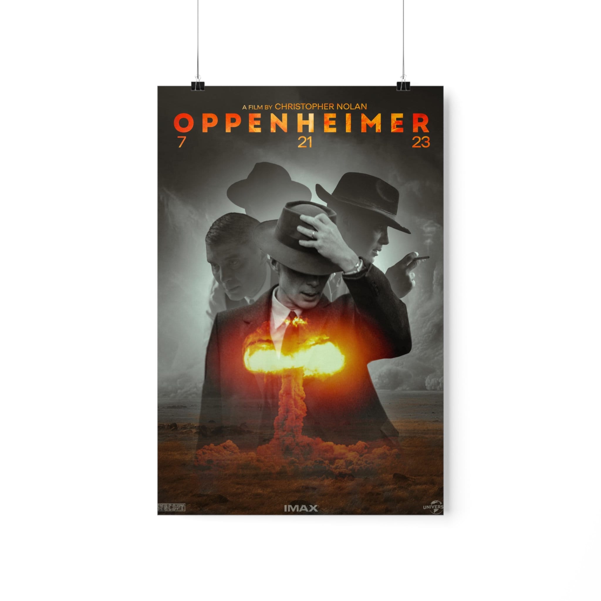 Oppenheimer Movie Poster Wall Art Poster