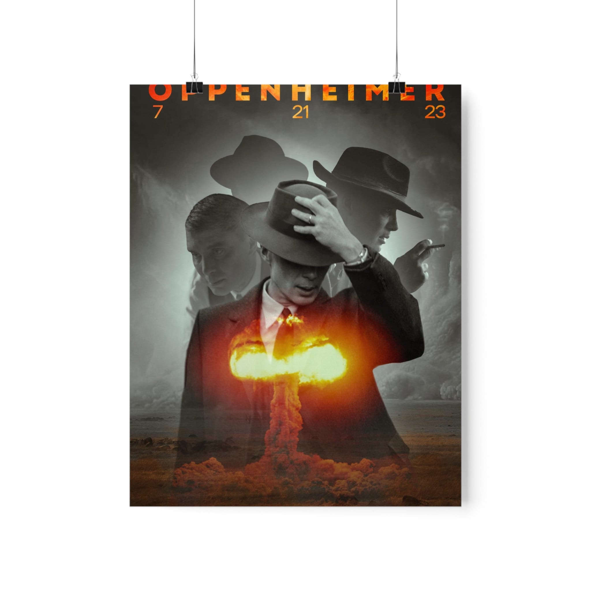 Oppenheimer Movie Poster Wall Art Poster