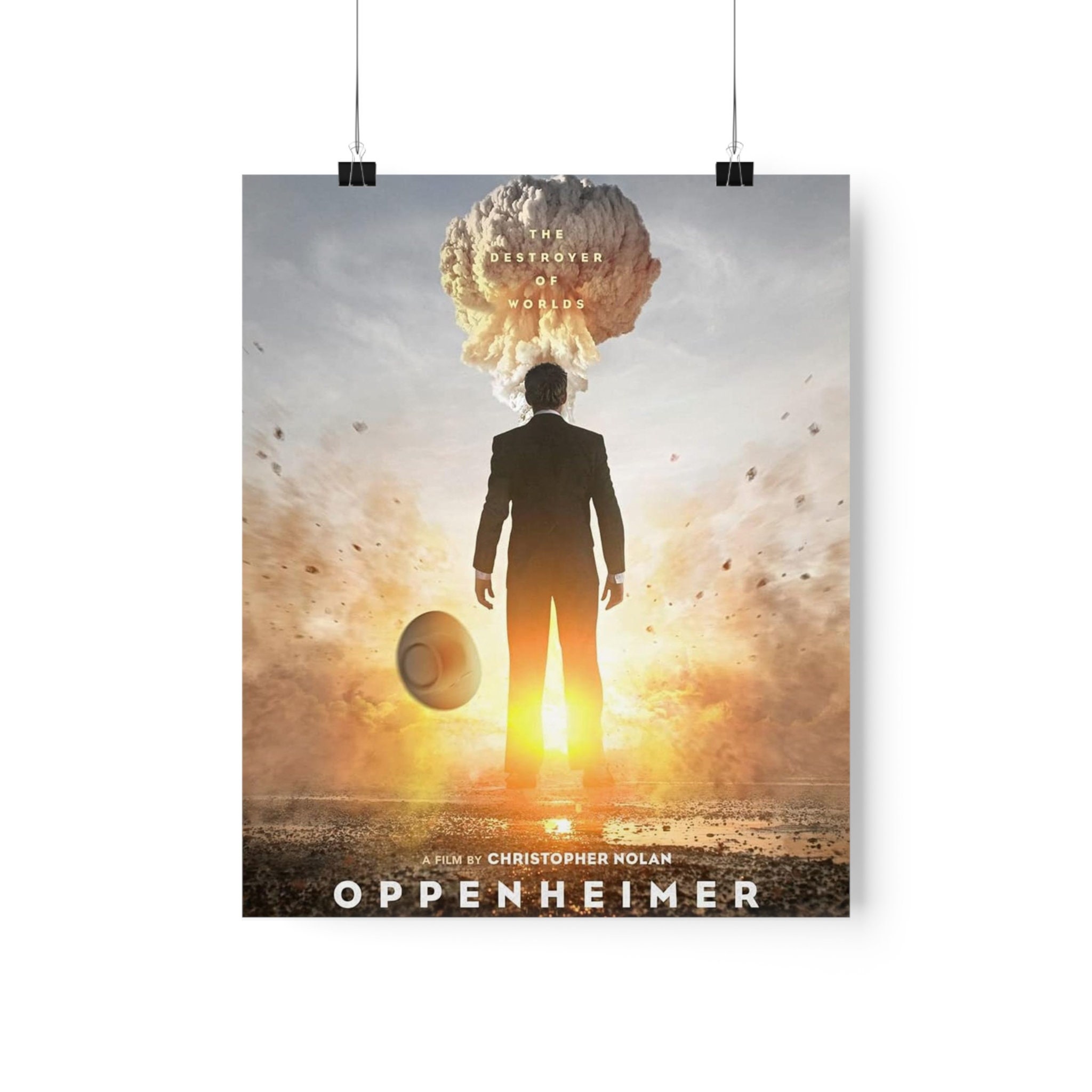 Oppenheimer Movie Poster (2) Wall Art Poster