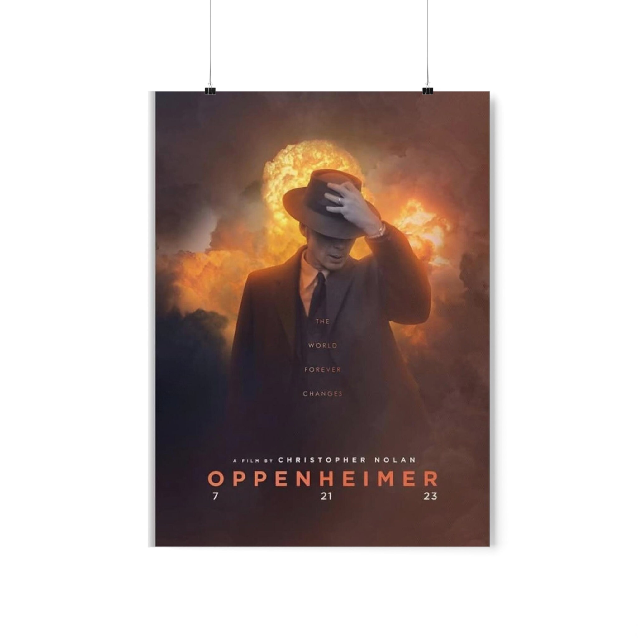 Oppenheimer Movie Poster (2) Wall Art Poster
