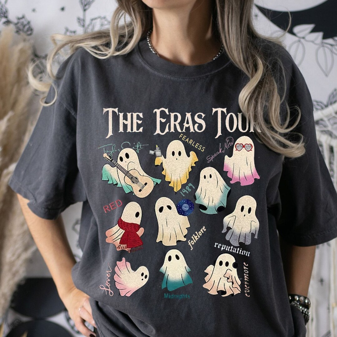 Comfort Colors the Era Tour Ghost T-shirt Halloween Eras Tour - Etsy