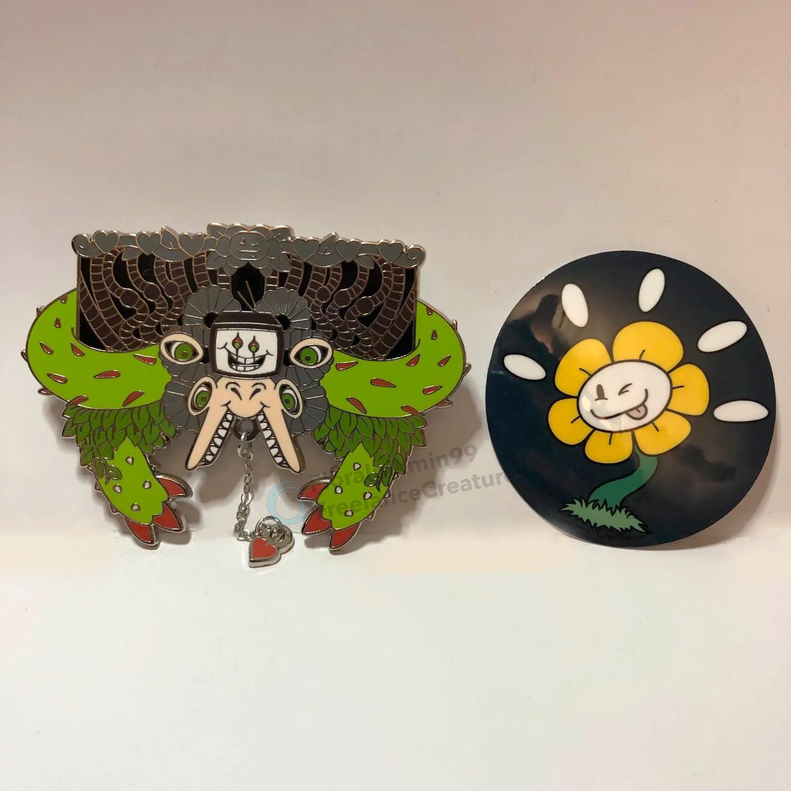 Omega Flowey Enamel Pin - Etsy
