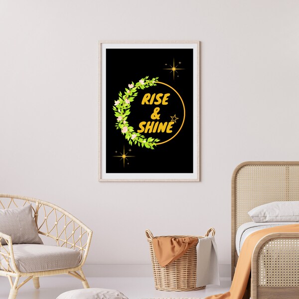 Rise and Shine Print - Etsy