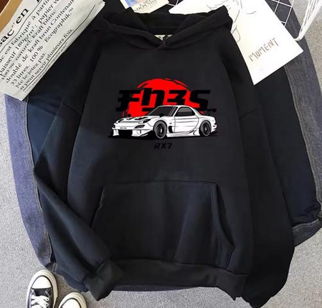 Mazda RX7 JDM Hoodie Sweatshirt Fashion Trend Clothing JDM Streetwear ...