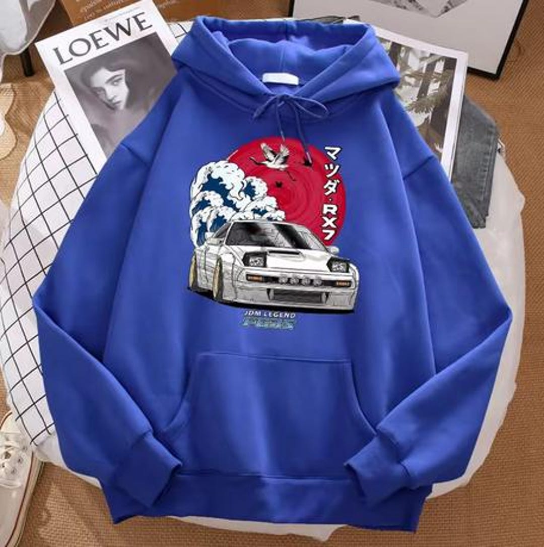 Mazda RX7 Hoodie Sweatshirt Fashion Trend Clothing JDM Streetwear ...