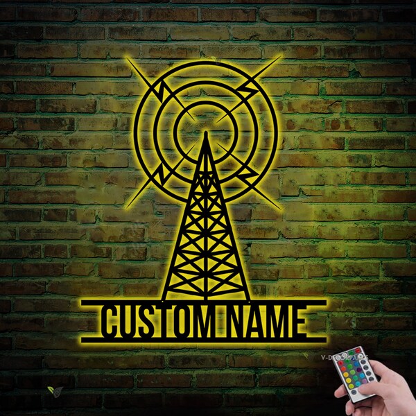 Lighted Ham Radio Call Sign - Etsy