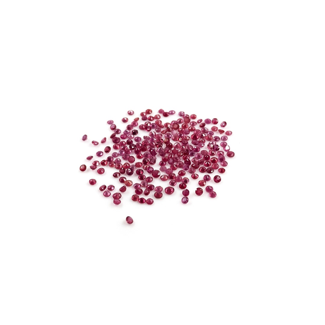 Natural Bangkok Ruby Calibrated Rounds 2mm, 2.25mm & 2.5mm, Loose ...