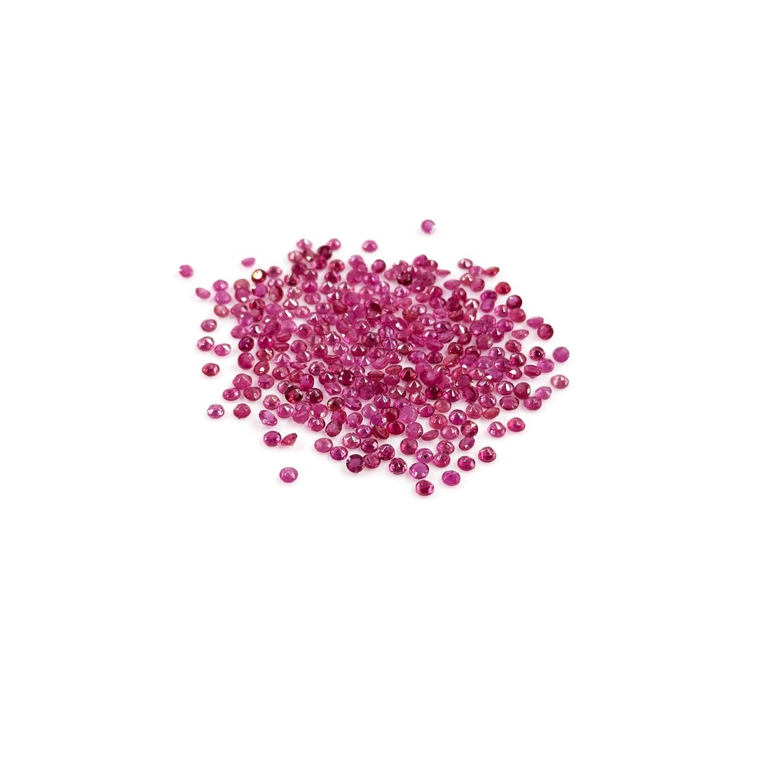 Natural Bangkok Ruby Calibrated Rounds 2mm, 2.25mm & 2.5mm, Loose ...