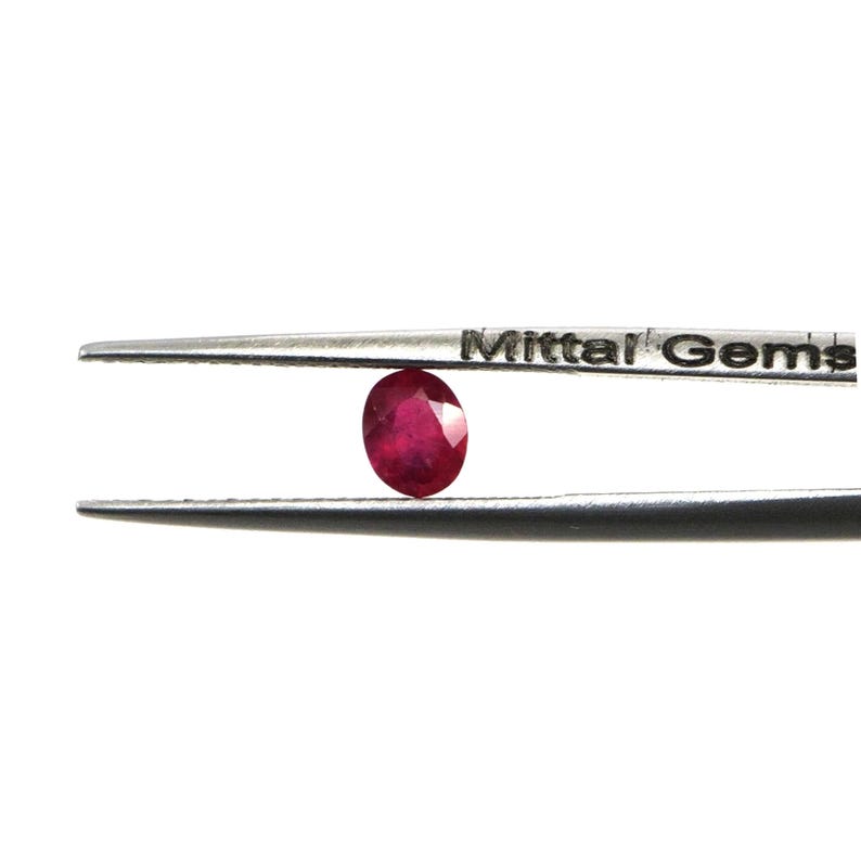 Natural Bangkok Ruby Calibrated Ovals 3x5mm & 4x6mm Loose Faceted ...