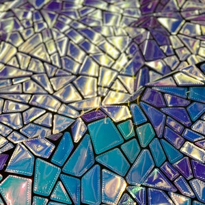 Scattered Glass Design Vinyl on Velvet - Etsy