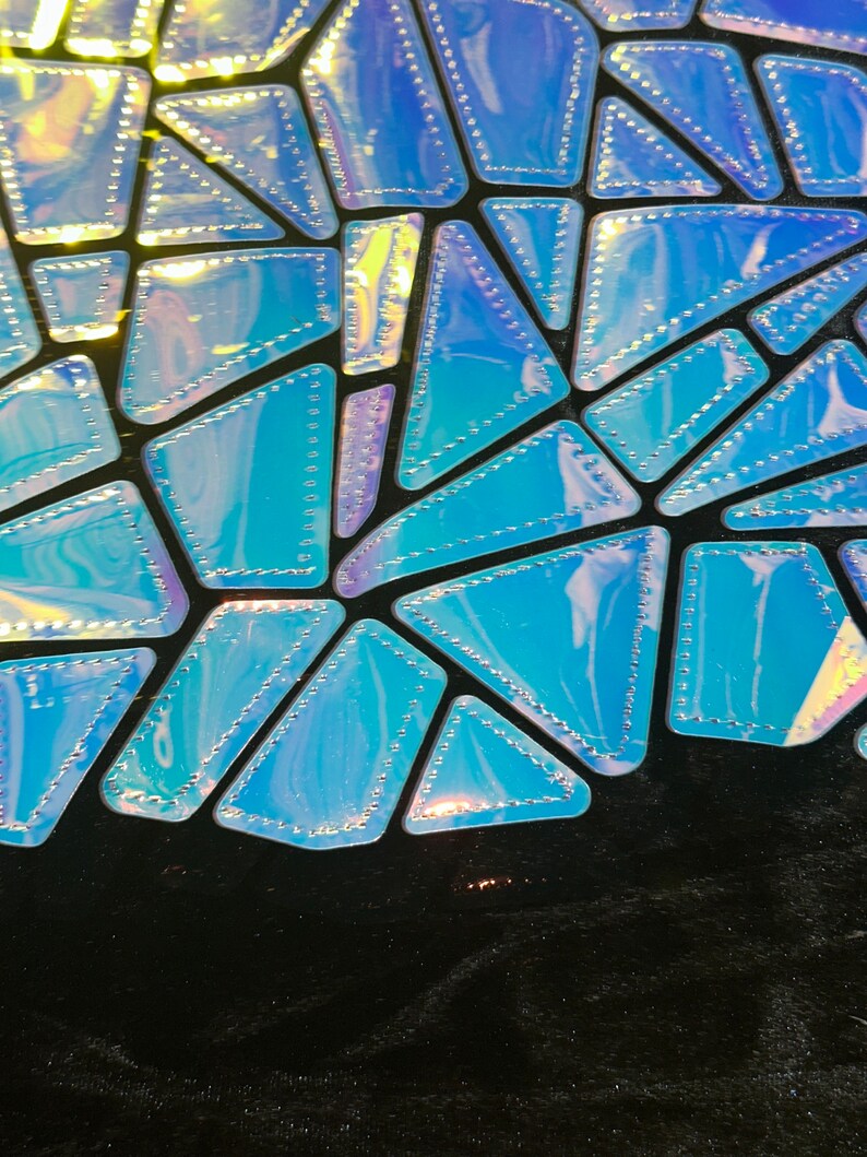 Scattered Glass Design Vinyl on Velvet - Etsy