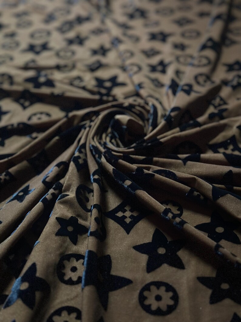 True Stars Design Burnout Velvet - Etsy