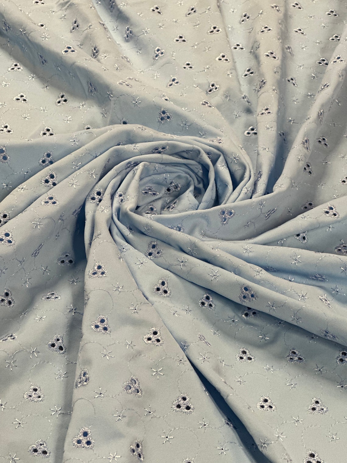 Baby Blue Sofia Flower Embroidery Design - Etsy