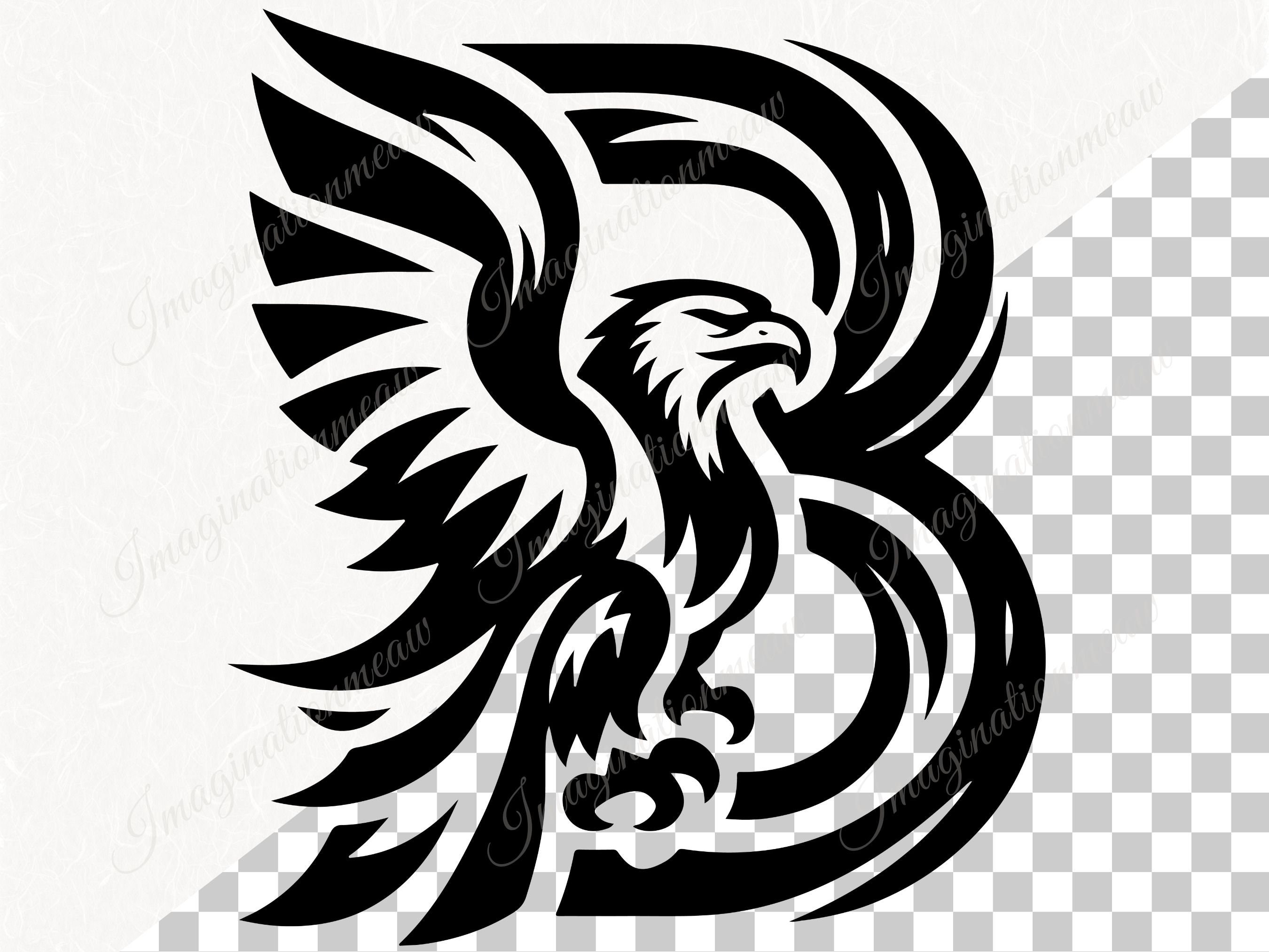 Eagle Alphabet SVG, Eagle Numbers Svg, Eagle SVG Bundle, A-Z Eagle Svg ...