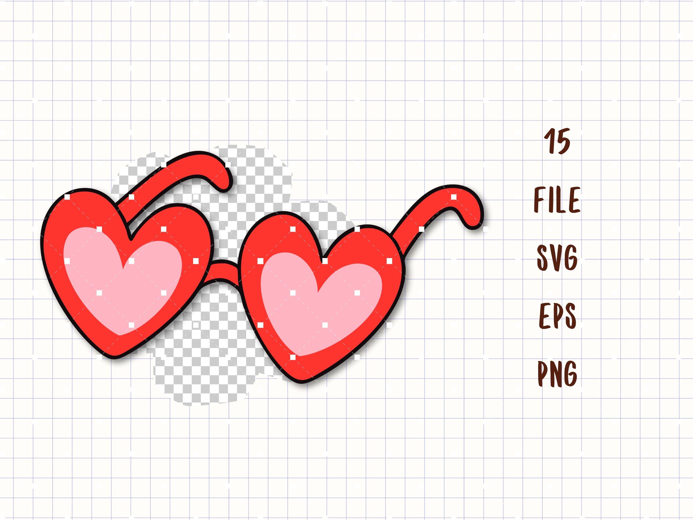 Cute Valentine Clipart Bundle, Kawaii Love SVG Set, Sweet Heart ...