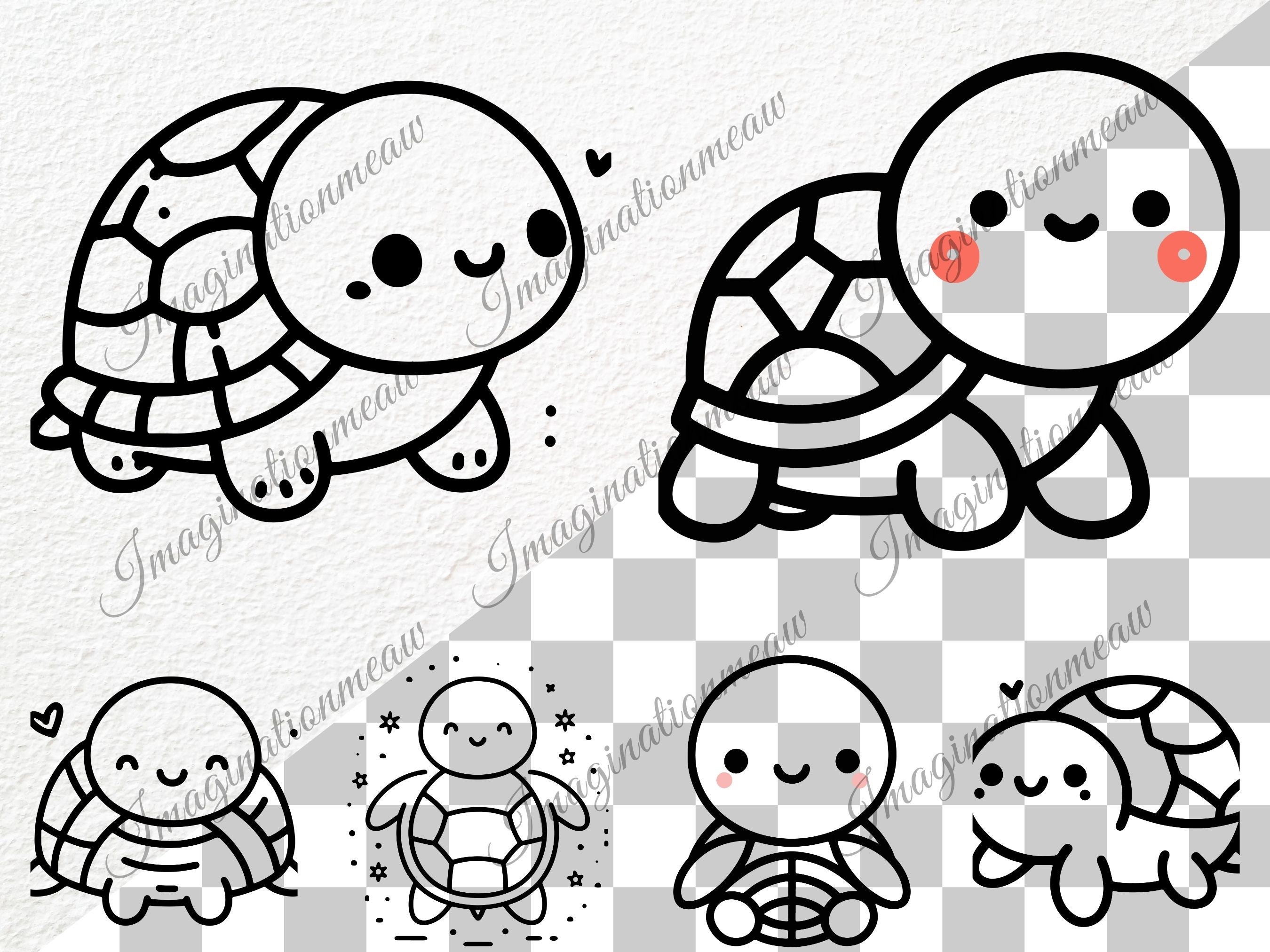 Tortoise Svg, Tortoise Clipart, Cute Tortoise, Hand Drawn Tortoise ...