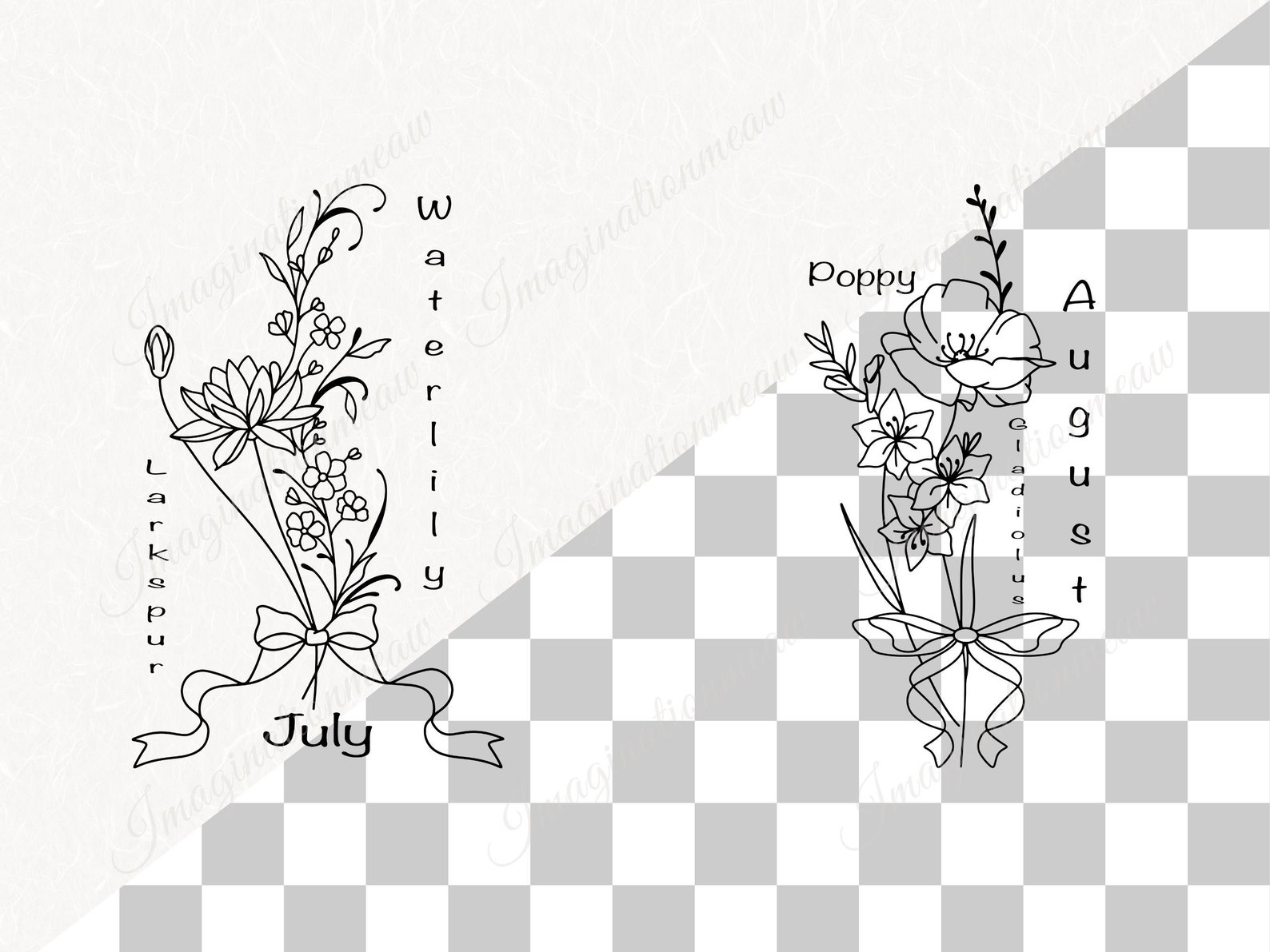 Birth Month Svg Bundle, Birth Flower Svg, Birth Month Svg, Flower Svg ...